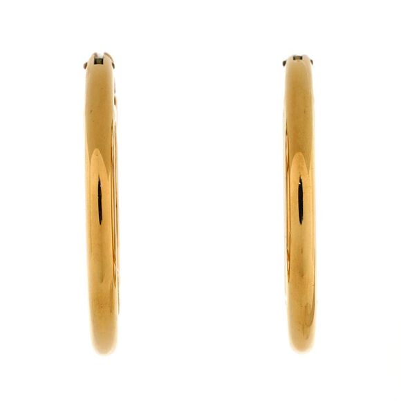 Louis Vuitton | Jewelry | Louis Vuitton Louise Hoop Earrings Metal Gm ...